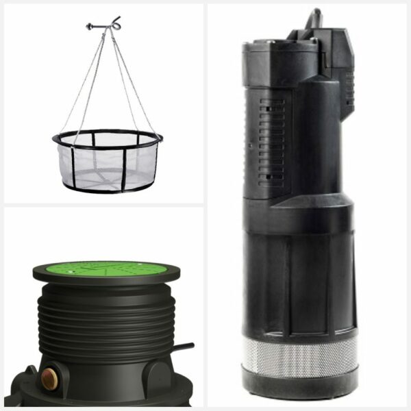 Zbiornik na deszczówkę podziemny zestaw RAINSTORE SET PRO 3000L ...